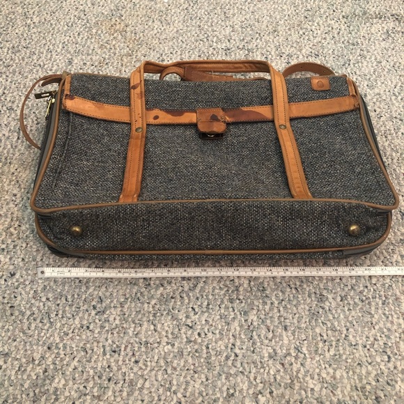 Hartmann Luggage | Bags | Vintage Hartmann Luggage Tweed Leather Carry ...